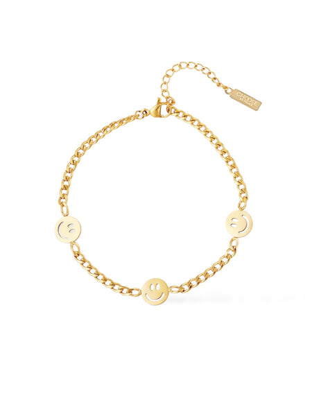 Triple Smiley Face Bracelet – choosebyfelice.com